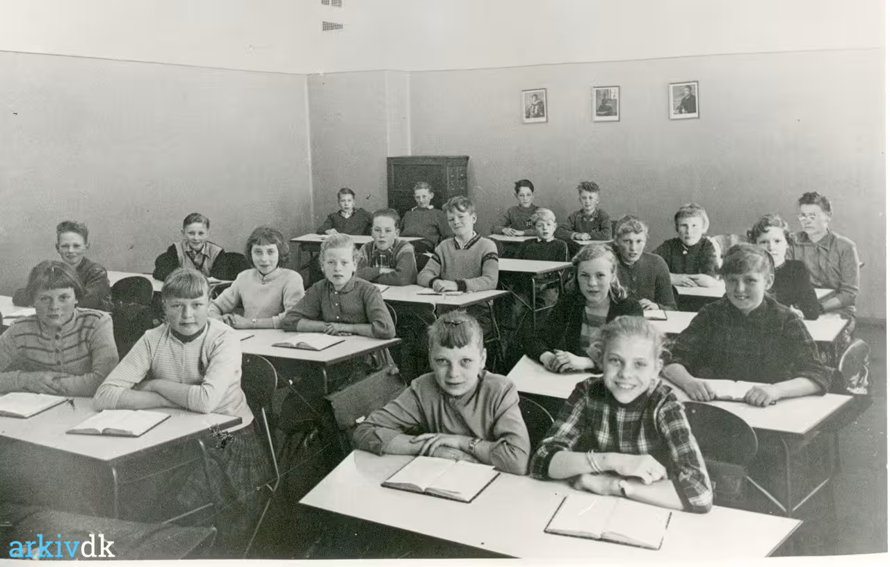 arkiv.dk | Klassebillede fra Næsby skole.