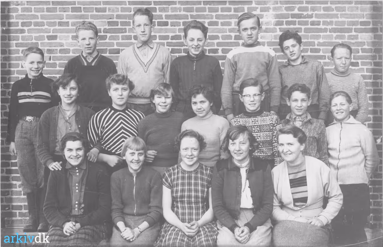 arkiv.dk | Elevbillede fra Gl. Rye skole.