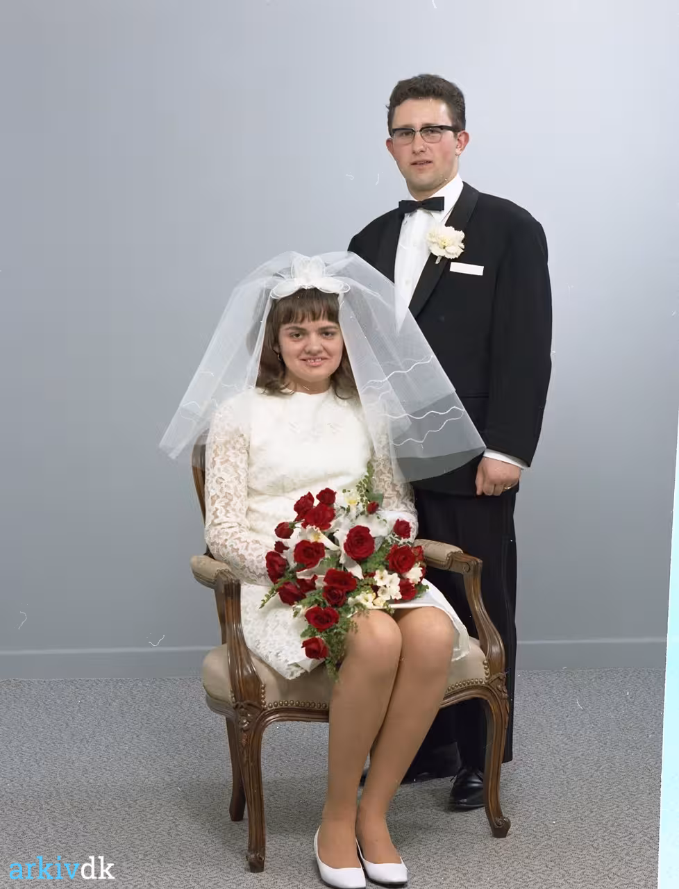 arkiv.dk | Brudepar: Hanne Toft og Carl Toft