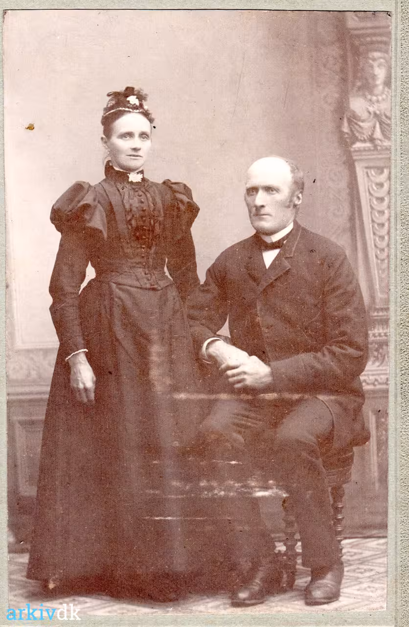 arkiv.dk | Henrik Jørgensen og hustru, Verninge