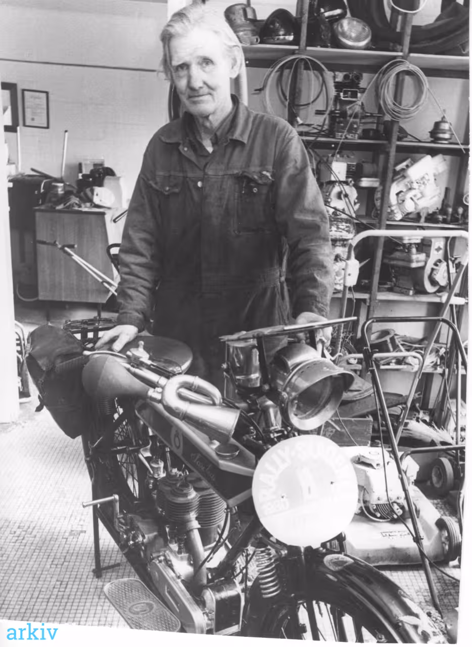 arkiv.dk | Speedwaykøreren Svend Nissen, Strib, 1988