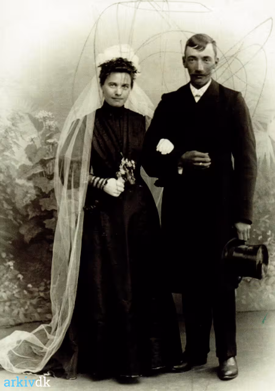 arkiv.dk | Karen Andersen (1876-1950) og Anders Thomasen Andersen (1878-1915)