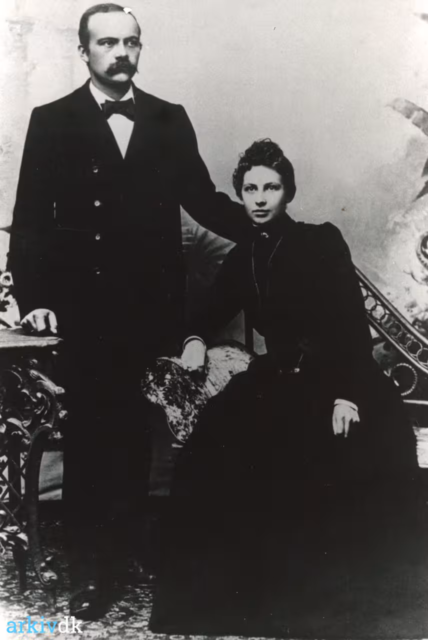 arkiv.dk | Else Marie Dorthea og Johannes Christian Sørensen, Hvorslev