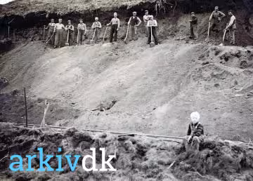 arkiv.dk | Vejarbejde ud for Fabjergvej 189, Gudum