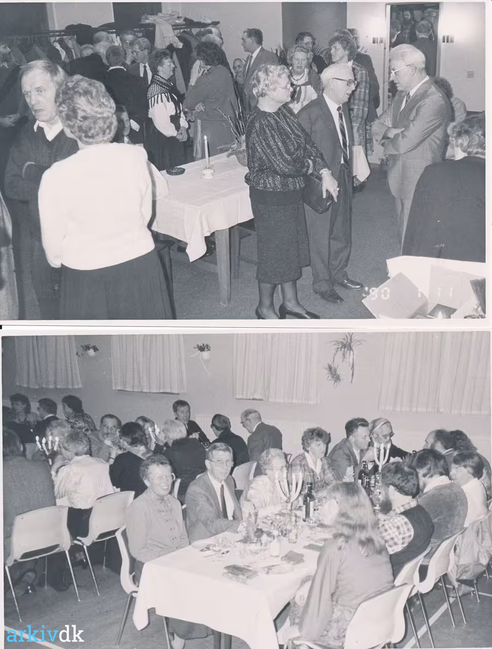 arkiv.dk | Sdr. Højrup Skytte og Gymnastikforening. Folkedansernes 25 års jubilæum 1990