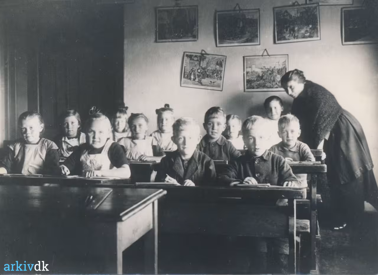 arkiv.dk | Mesing Skole 1927