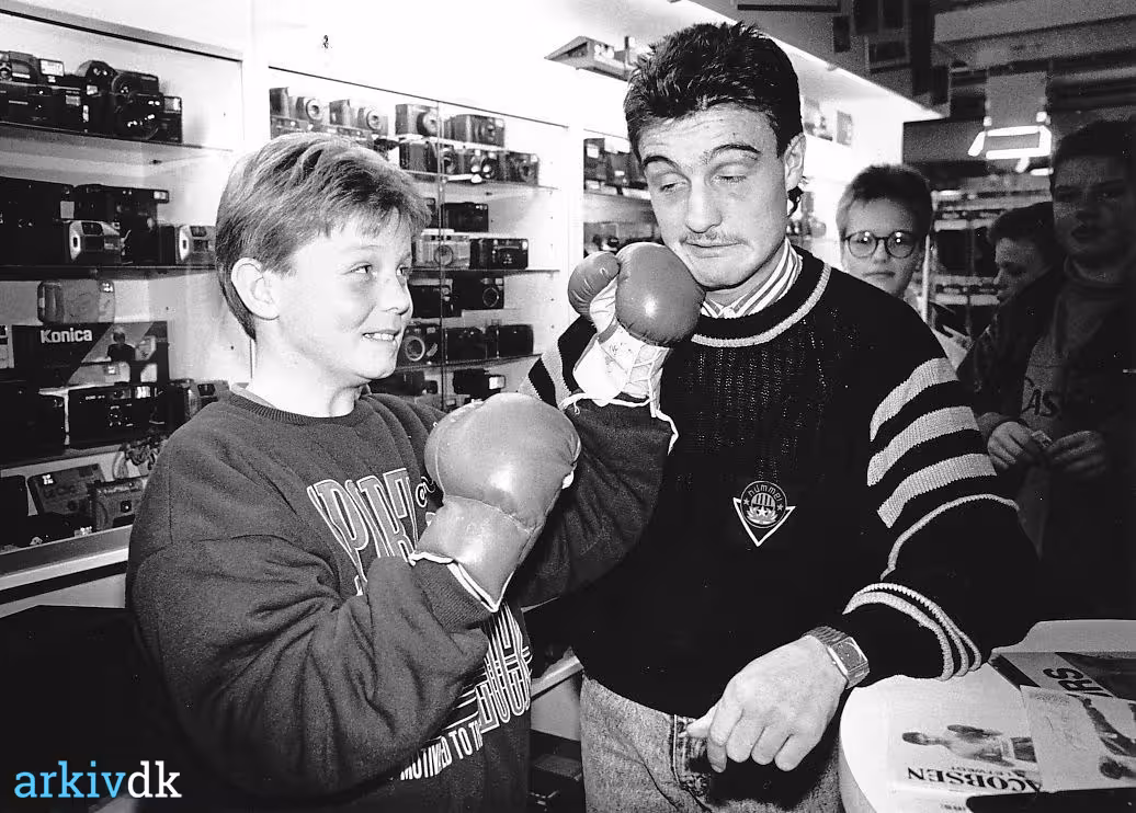 arkiv.dk | Boksning. Gert Bo Jacobsen. Omkring år 1985