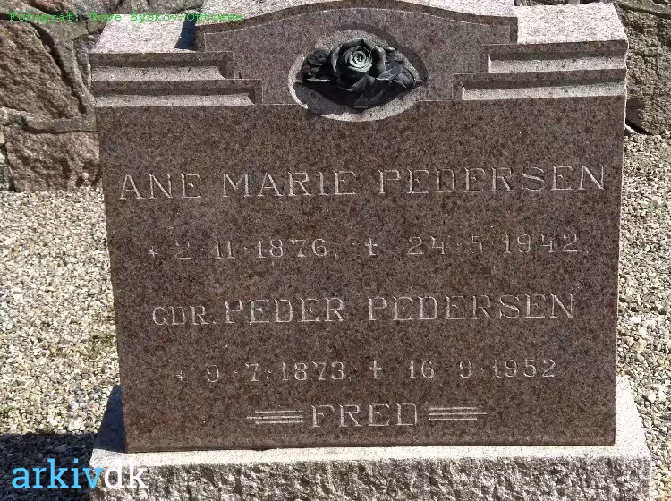 arkiv.dk | Peder Pedersen og hustru Ane Marie, Skovstedgård