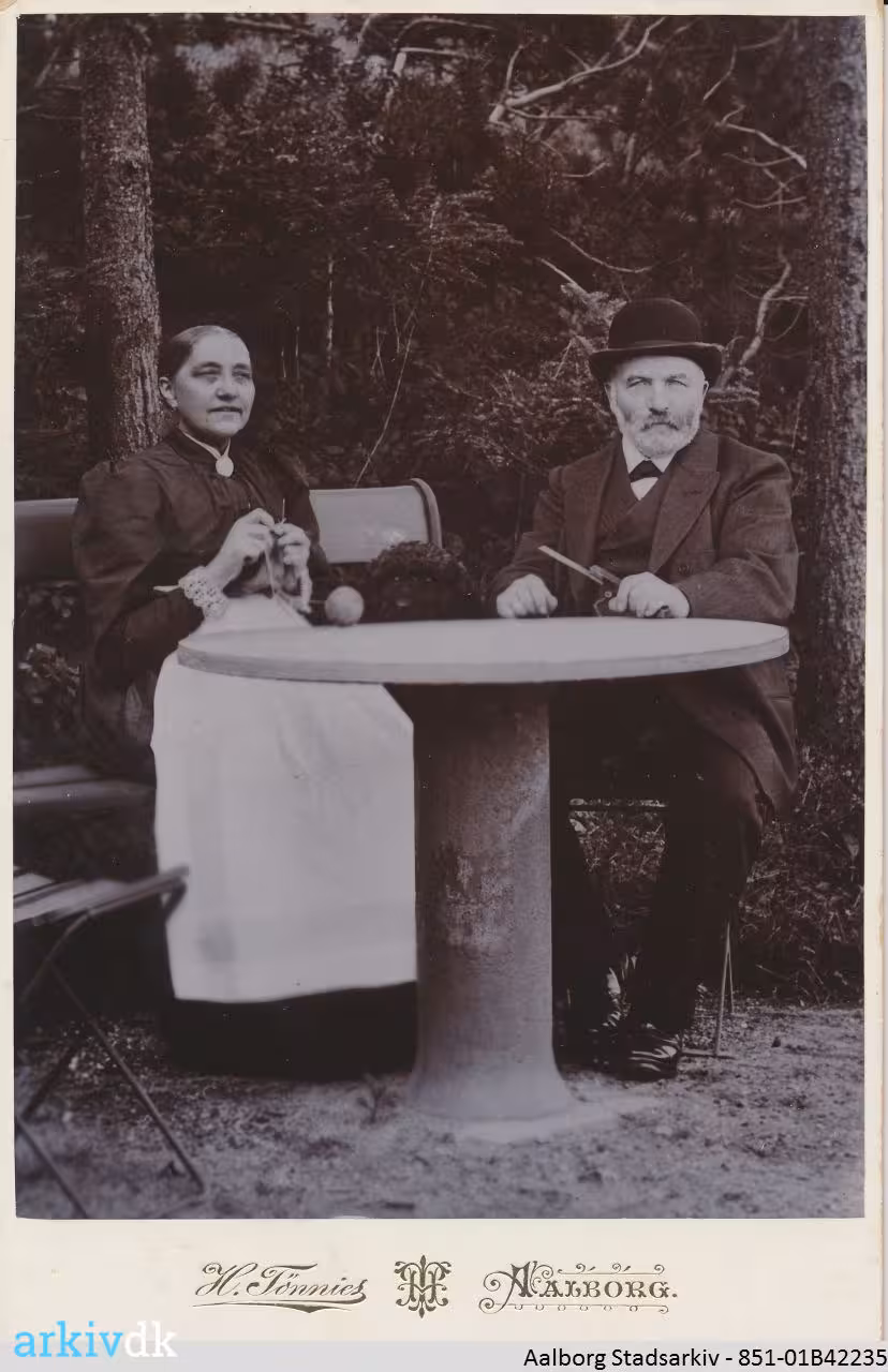 arkiv.dk | Zinck, fabrikant, og frue, Godthåb.