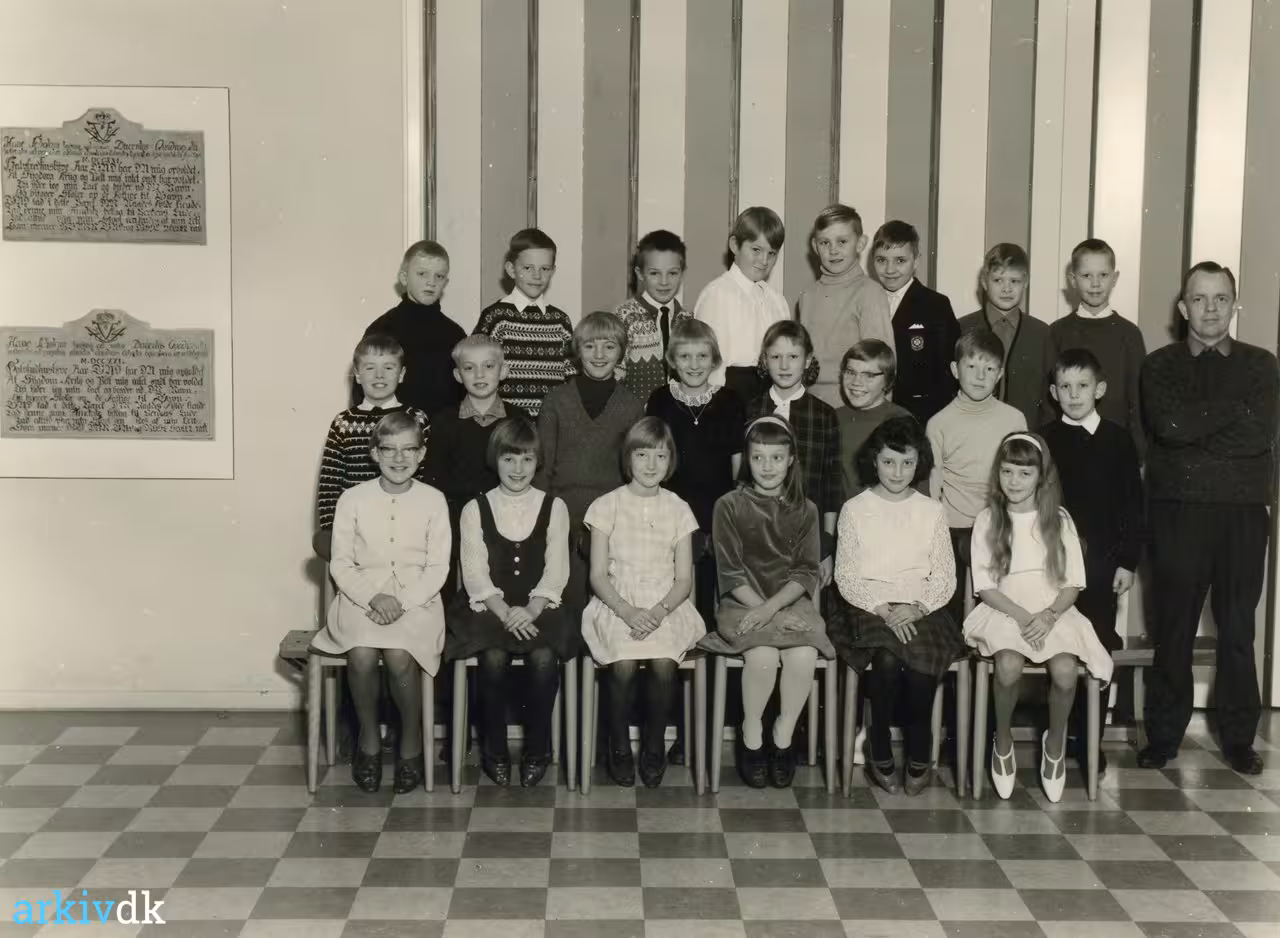 arkiv.dk | Skolebillede Rasmus Rask skolen 4a