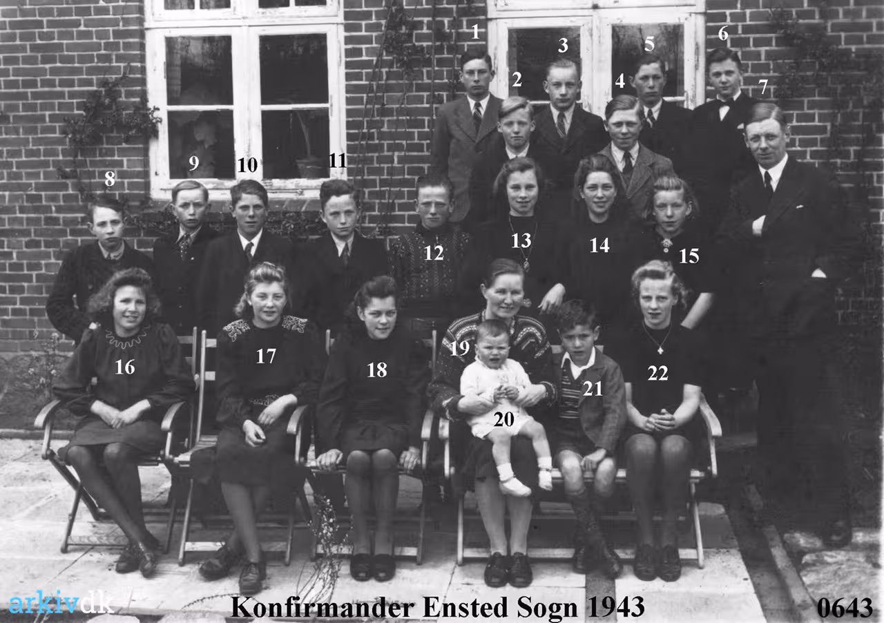 arkiv.dk | Konfirmander 1943