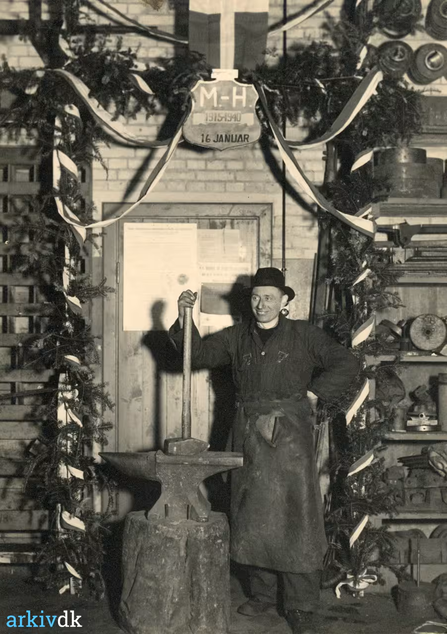 arkiv.dk | Martinus Hansen, Møller & Jochumsen A/S, Vejle, januar 1940