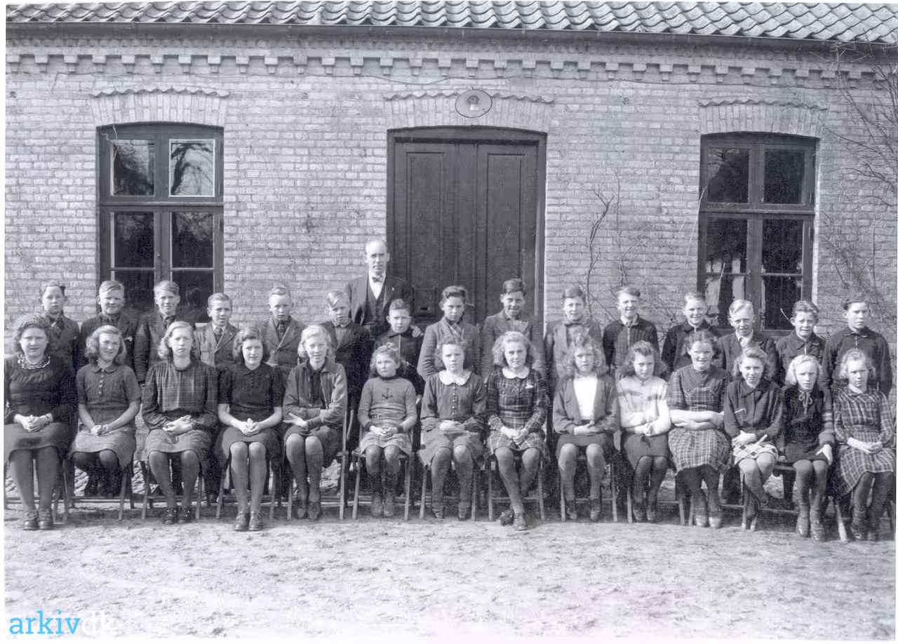 arkiv.dk | Konfirmander fra Søby og Turup Kirker 28. marts 1943.