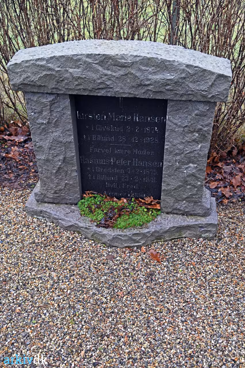 arkiv.dk | 2022. Kirstine Marie og Rasmus Peter Hansen Billund