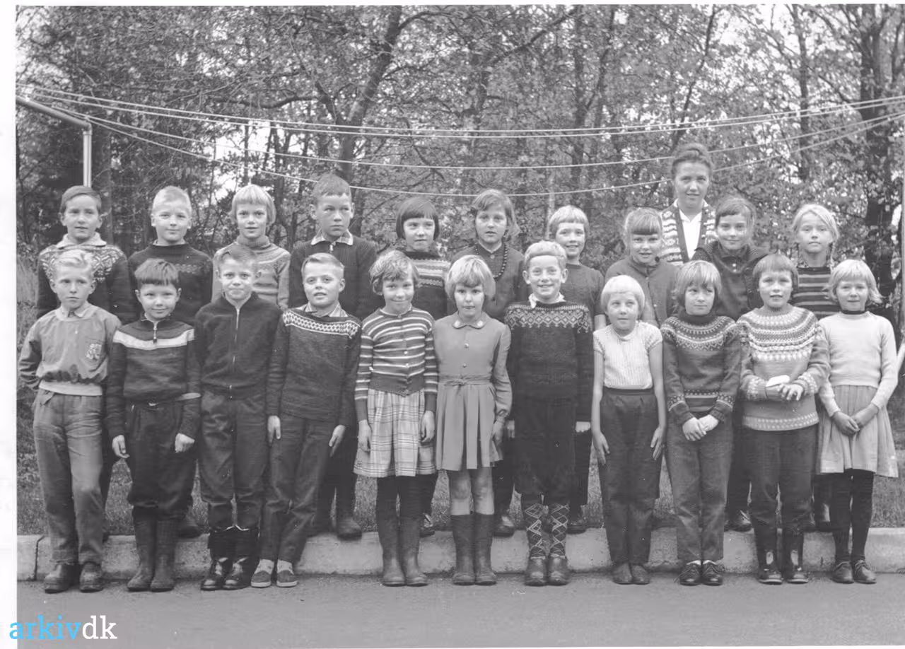 arkiv.dk | Alslev Skole klassebilleder 1962