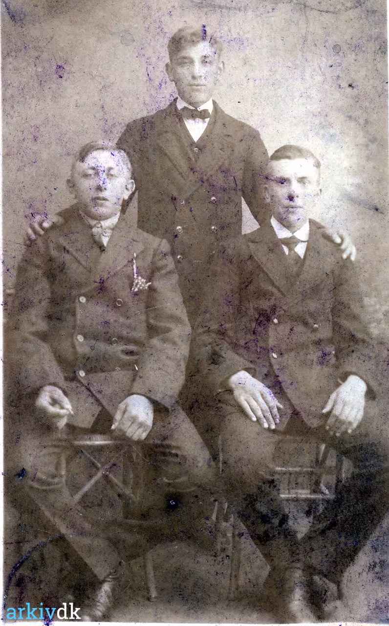 arkiv.dk | Postkort sendt til Hans Rasmussen og Rasmus Rasmussen, Ølsted Mark, Staaby.