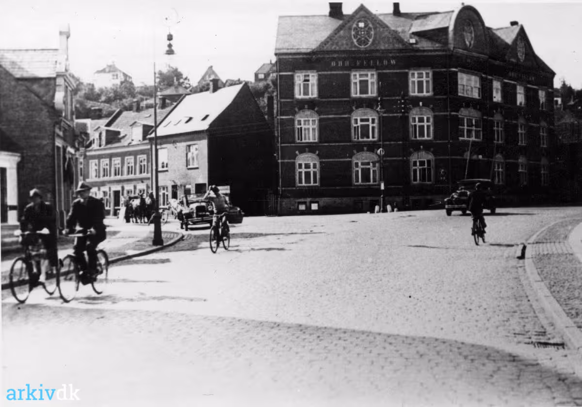 arkiv.dk | Krydset ved Fredericiagade, Koldingvej og Sønderbrogade ...