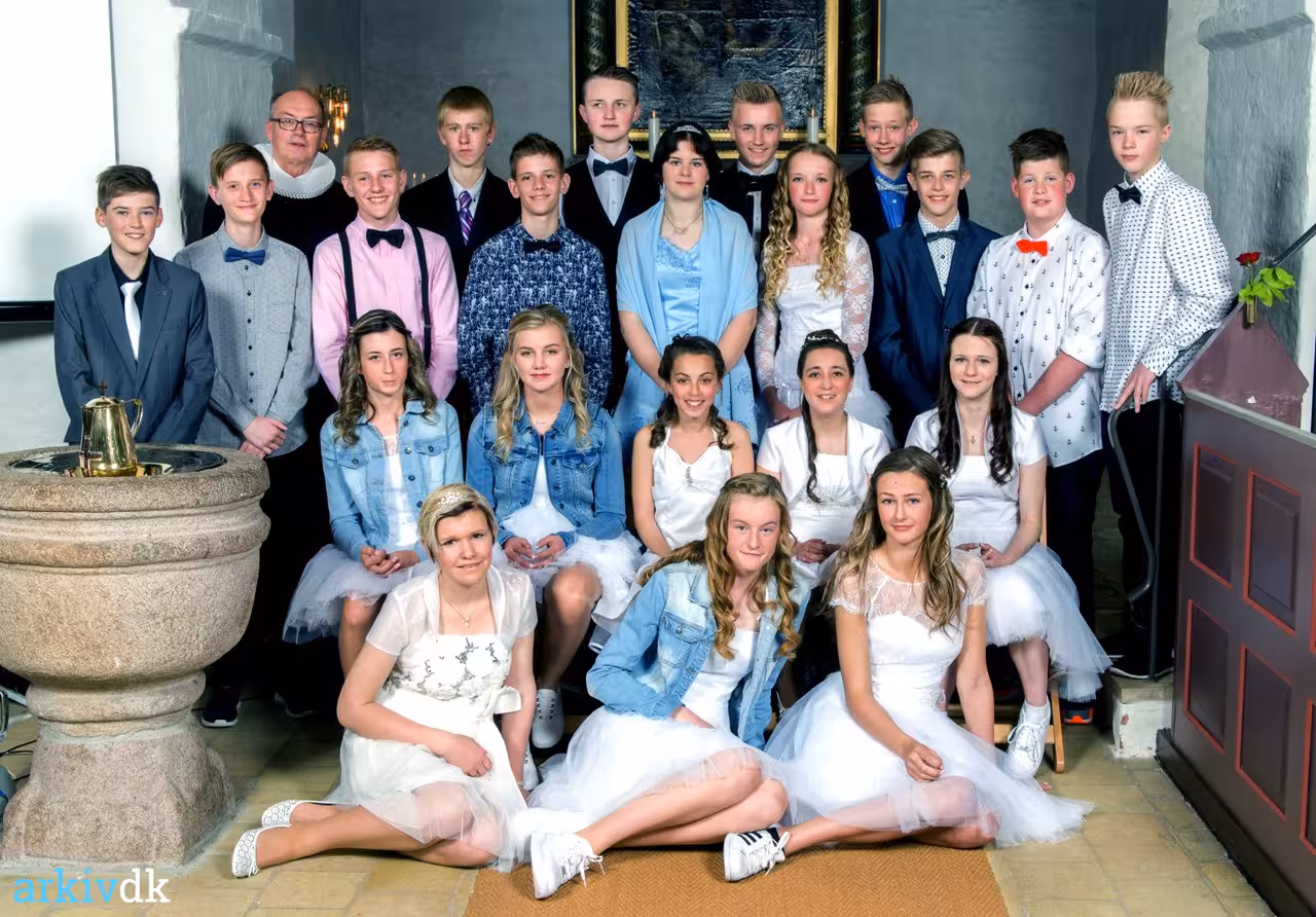 arkiv.dk | Konfirmation 2015 i Ansager