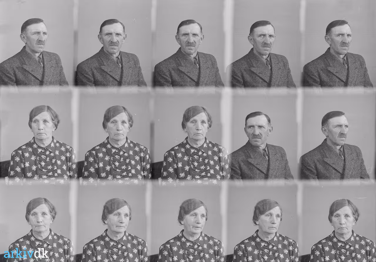 arkiv.dk | Hr. og fru Juul, Overgade, Ringe