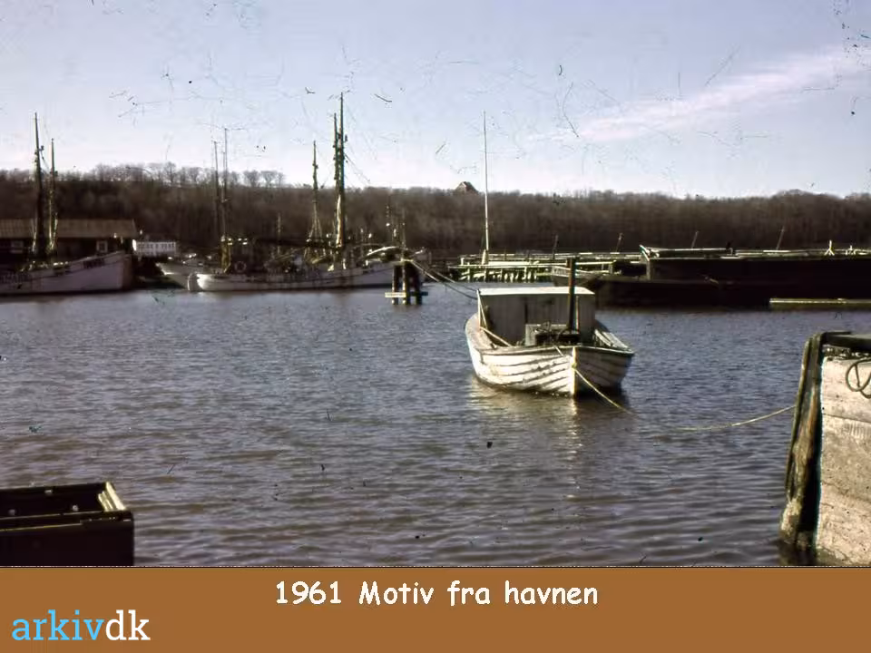 arkiv.dk | Motiv fra Lemvig Havn, 1961
