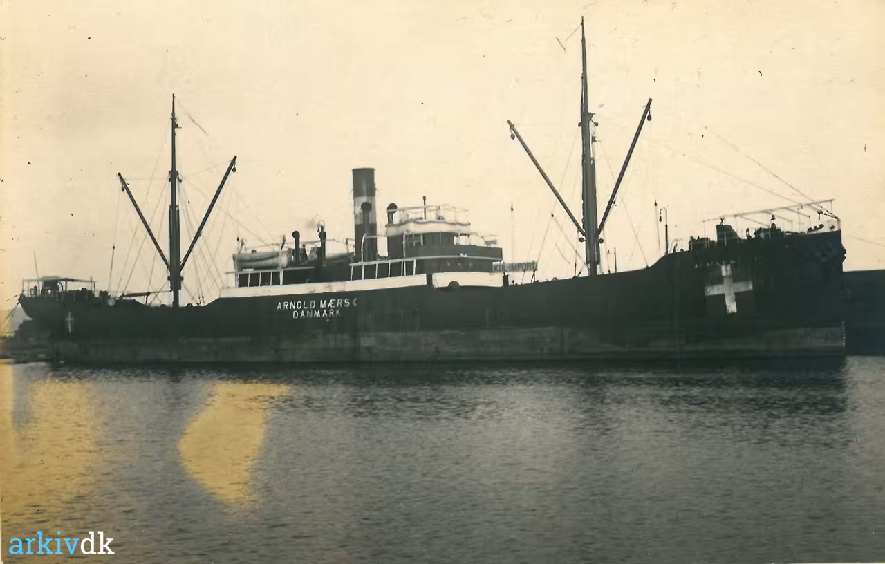 arkiv.dk | Arnold Mærsk af Kalundborg, NSWK, dampskib.