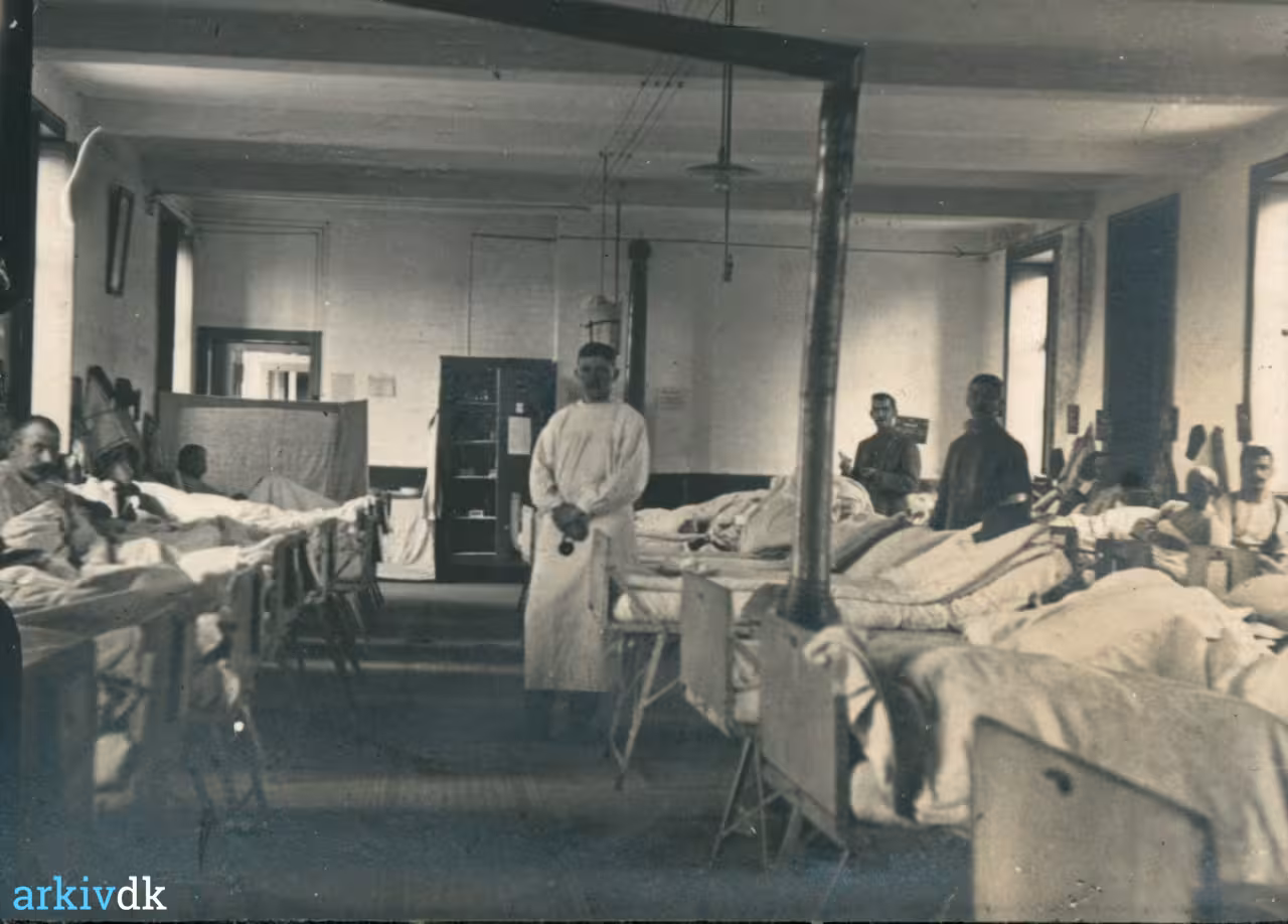 arkiv.dk | Sygestue på lazaret