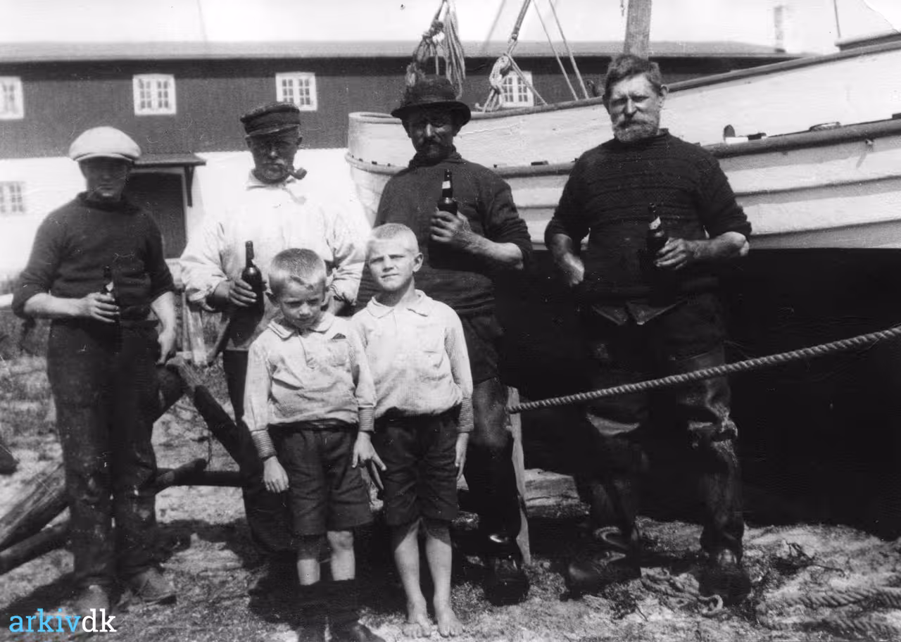 arkiv.dk | Fiskere Masnedsund, 1935