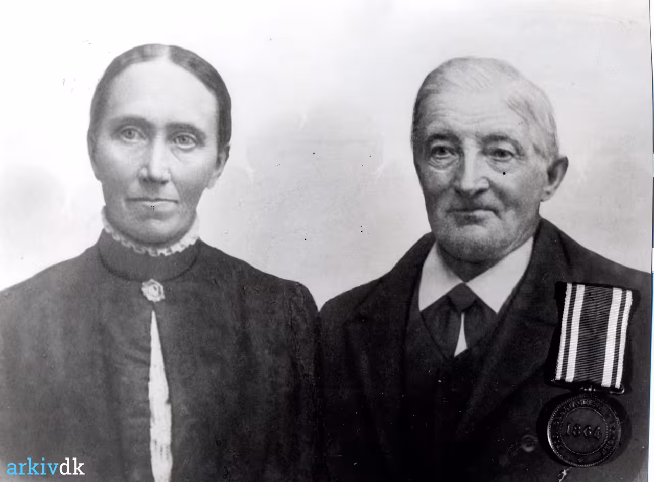 arkiv.dk | Anna Cathrina f. Hansen og Peter Clausen, Tråsbøl