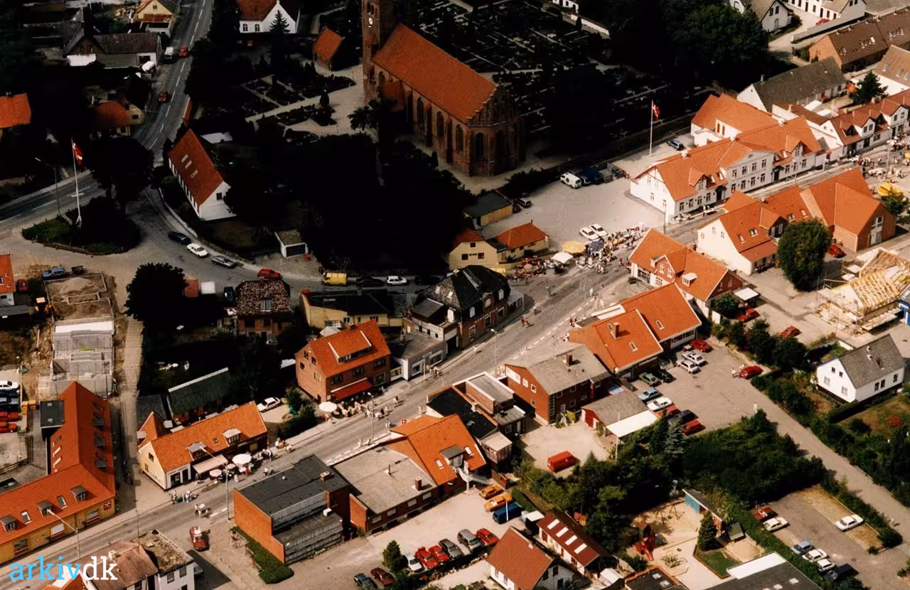 arkiv.dk | Slangerup, luftfoto.