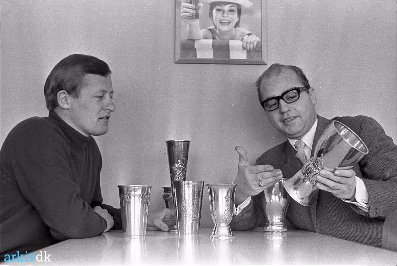 arkiv.dk | Kurt Rasmussen og Ib Vagn Hansen, februar 1969