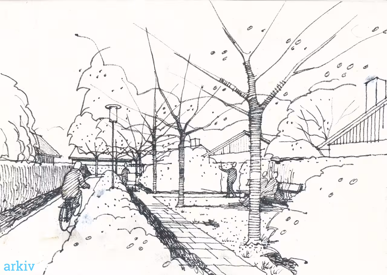 arkiv.dk | Tegning vedr. byplan for Karise