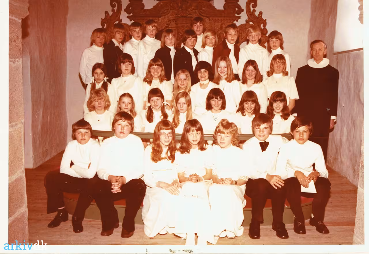 arkiv.dk | Konfirmations Billed 1972
