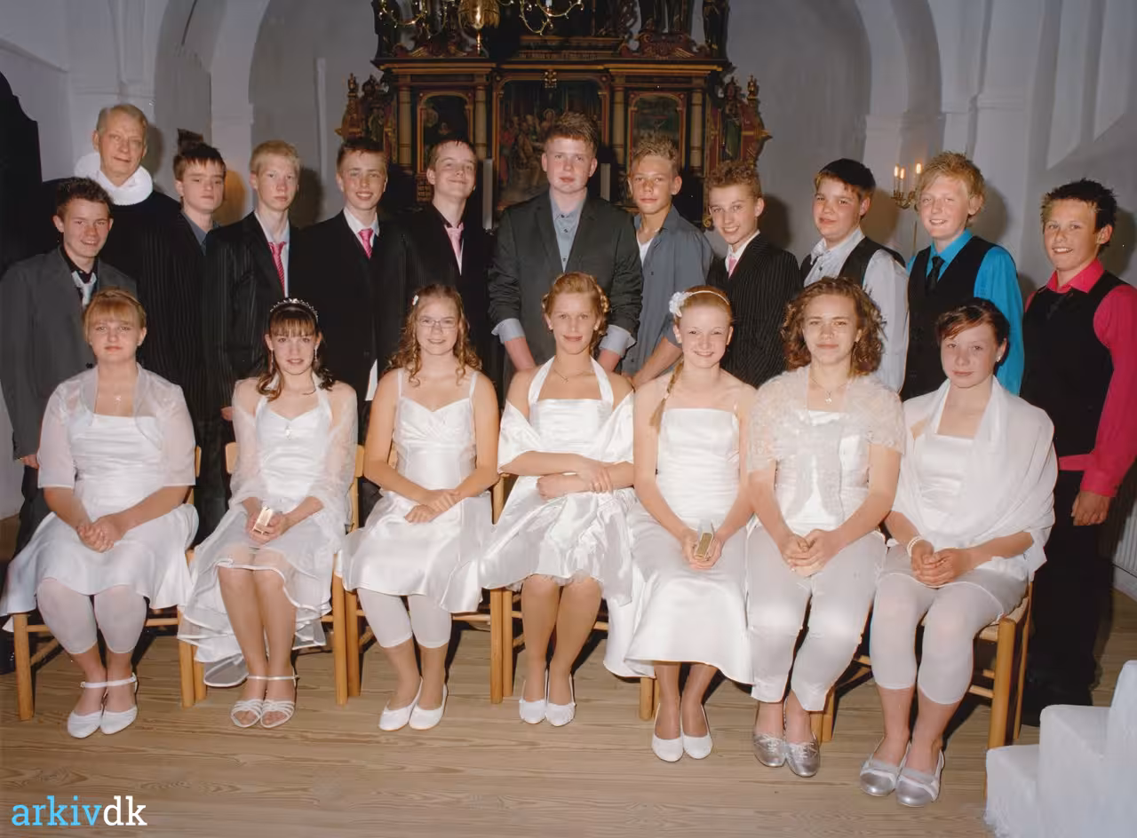 arkiv.dk | Konfirmationsbillede 2009