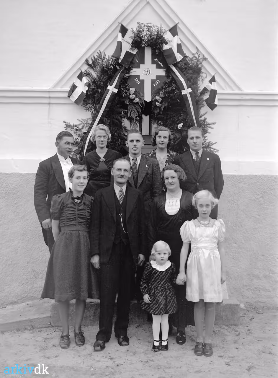 arkiv.dk | Sølvbryllup hos Marius og Dorthea Andersen, Stenløse.