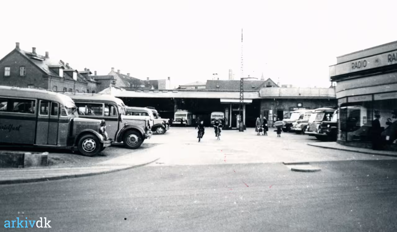 arkiv.dk | Randers Rutebilstation.