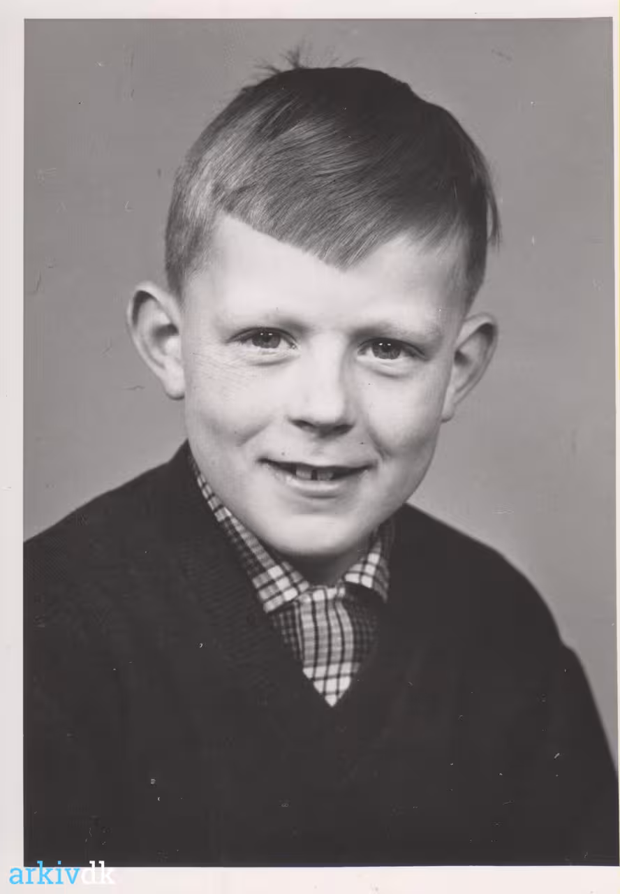 arkiv.dk | Poul Nielsen, elev i 1. a på vestre skole 1964.