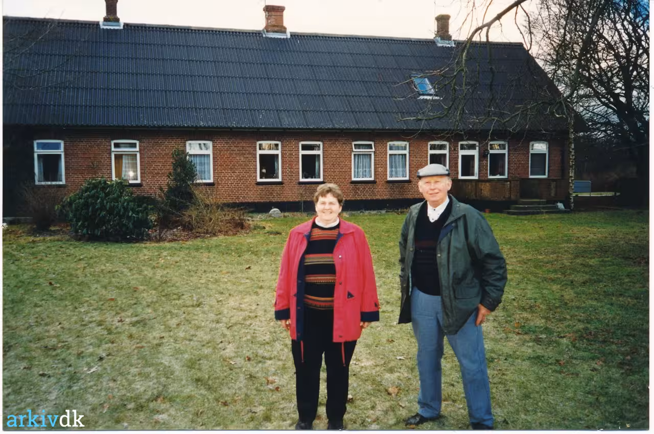 arkiv.dk | Tinne og Victor Hansen, Vestergårdsvej 8, Sdr. Karstoft