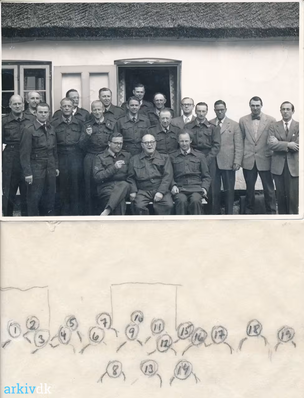 arkiv.dk | Frivilligt luftmelde-korps. Fakse distrikt.