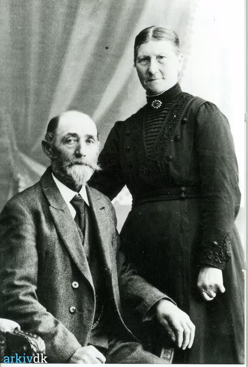 arkiv.dk | Ole Peter og Ane Kirstine Hansen, Tørslev