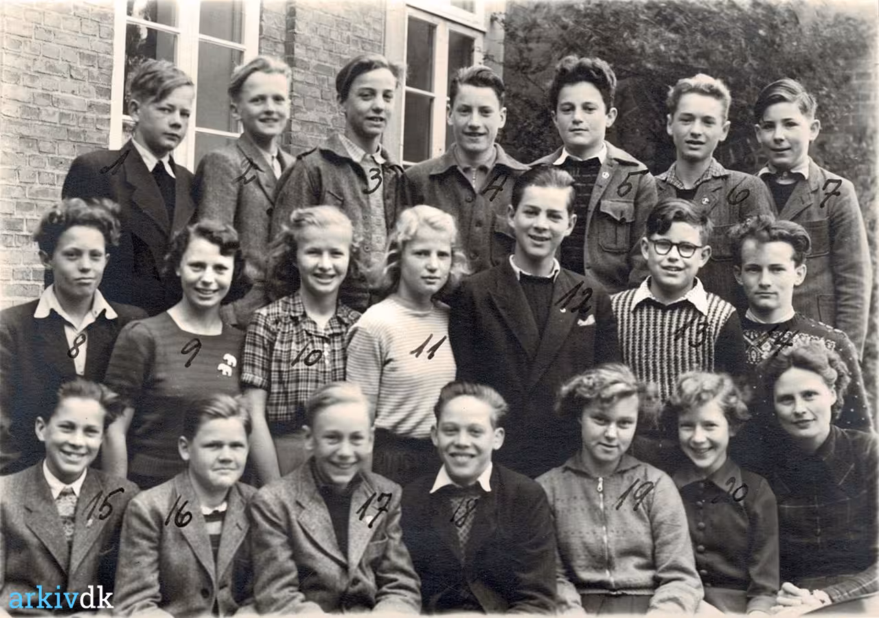 arkiv.dk | Ahlmann-Skolen Klassebillede