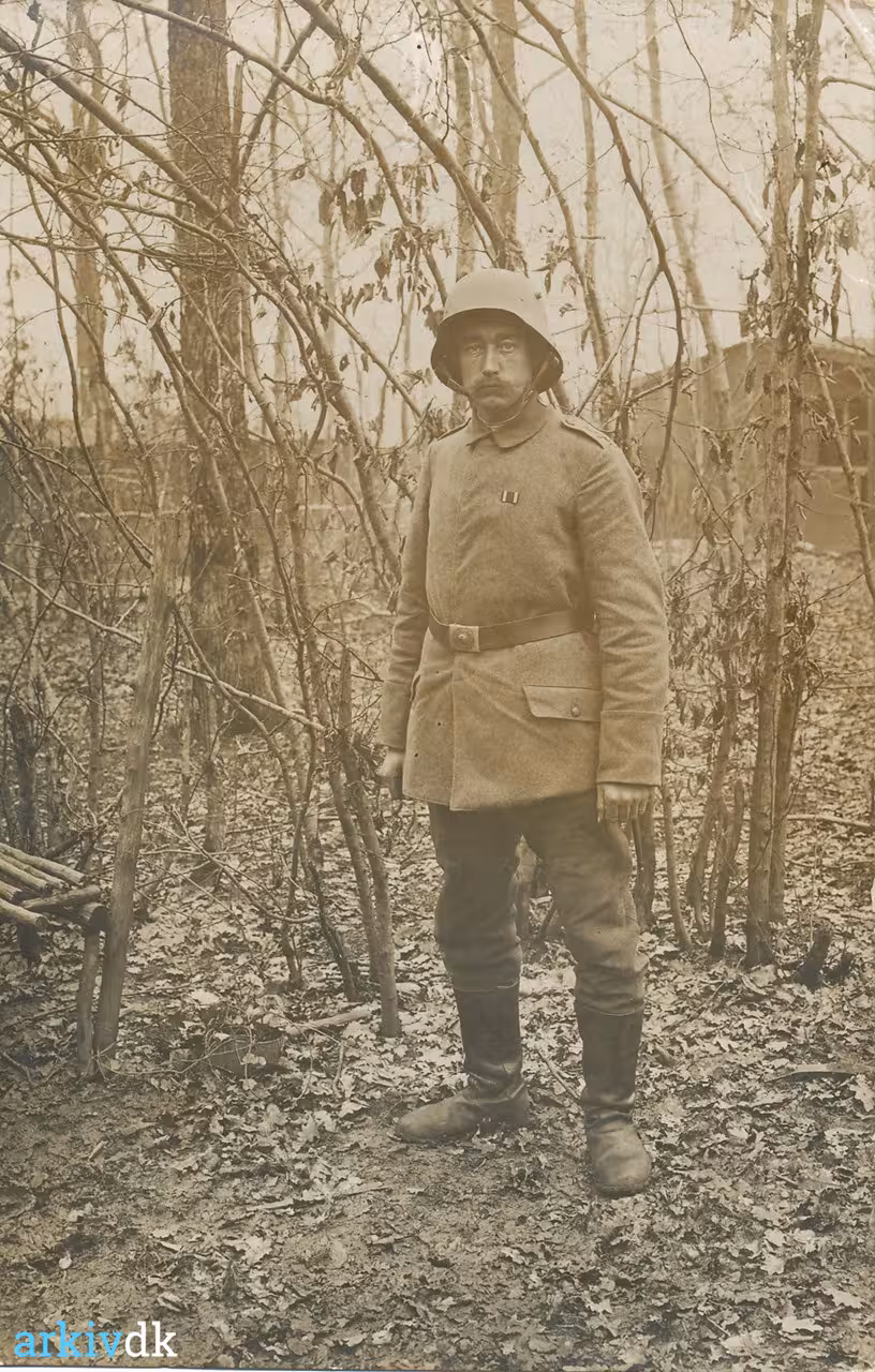 arkiv.dk | Nis Nissen i tysk soldateruniform