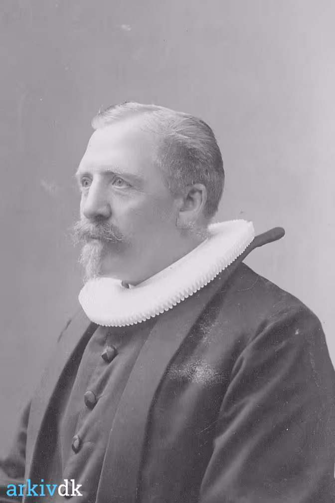 arkiv.dk | Sognepræst Anders Geert-Jørgensen ca. 1905