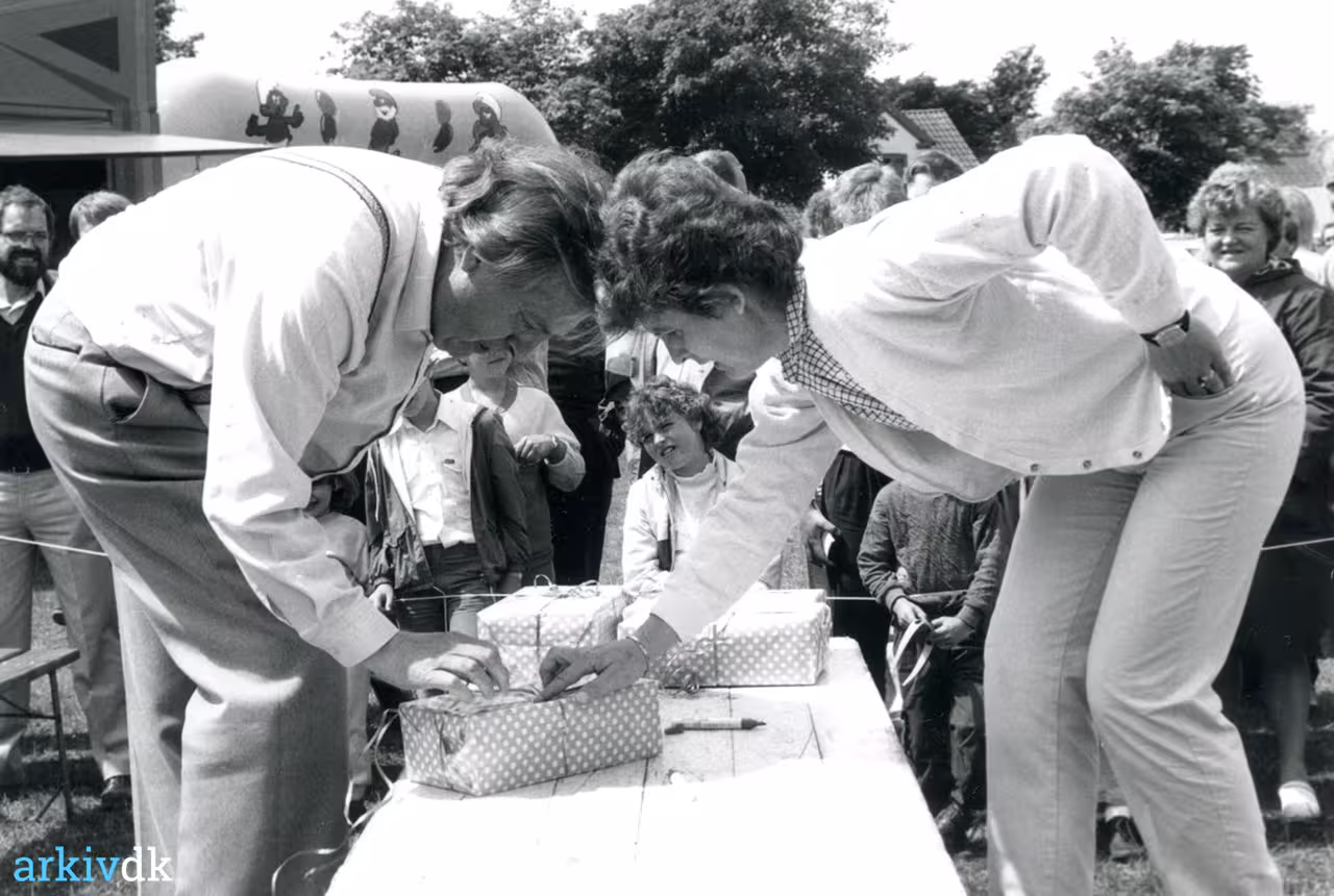 arkiv.dk | Billede fra byfest i Stoholm ca. 1984.