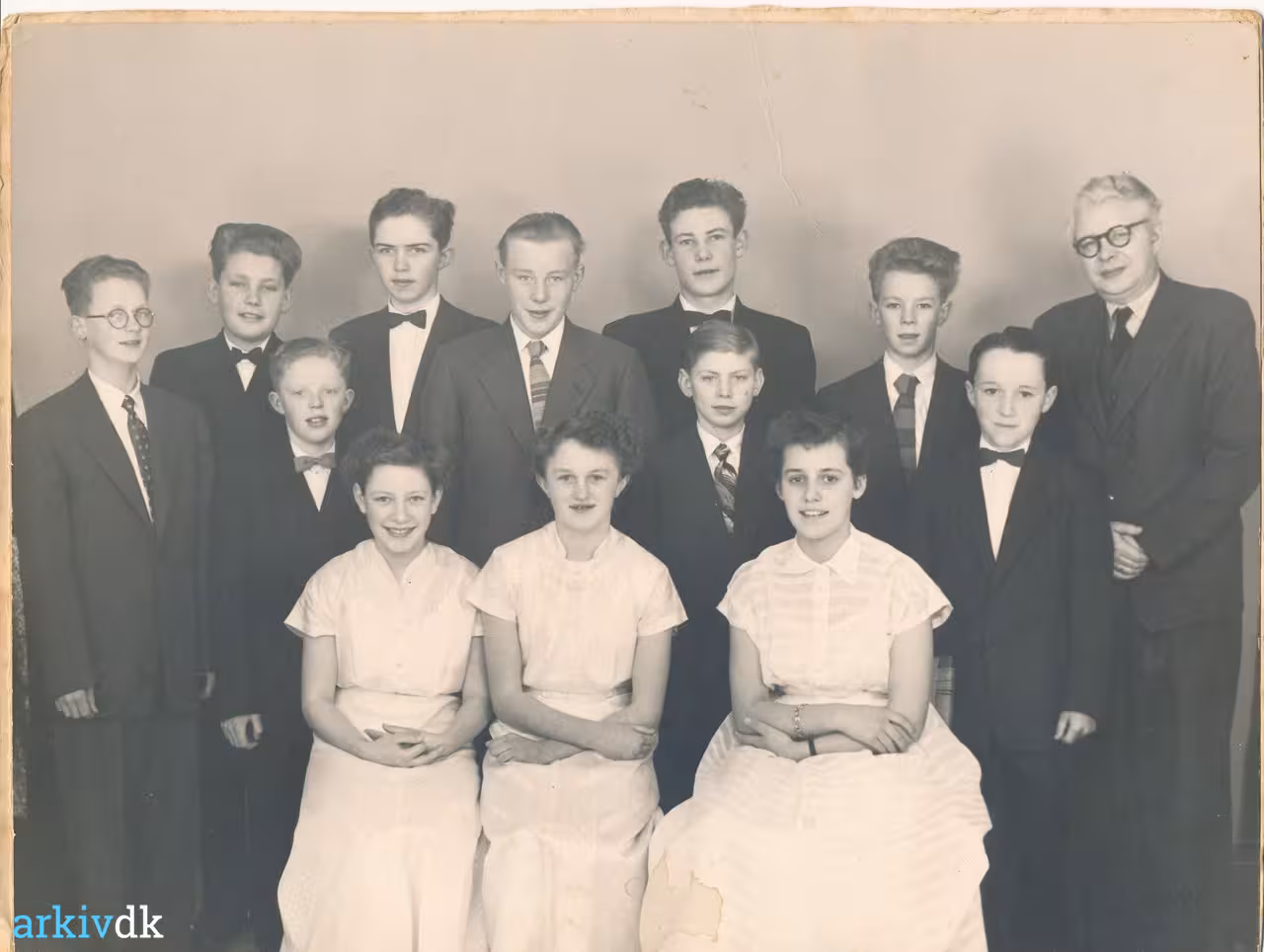 arkiv.dk | Konfirmationsbillede 1956