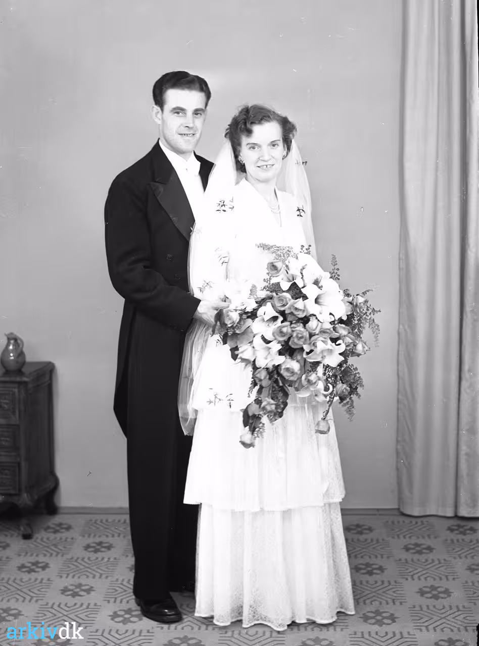 arkiv.dk | Verner Hansen med hustru, Hvidovre