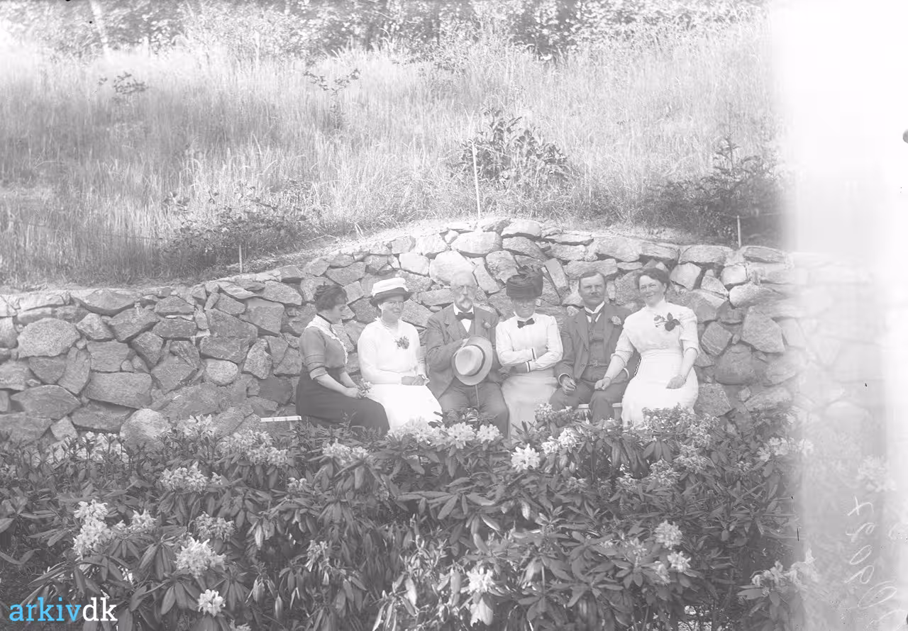 arkiv.dk | Motiv fra Horsens, bestilt af mineejer Peder Hansen Jensen (1869-), Clarasvej 10 ...