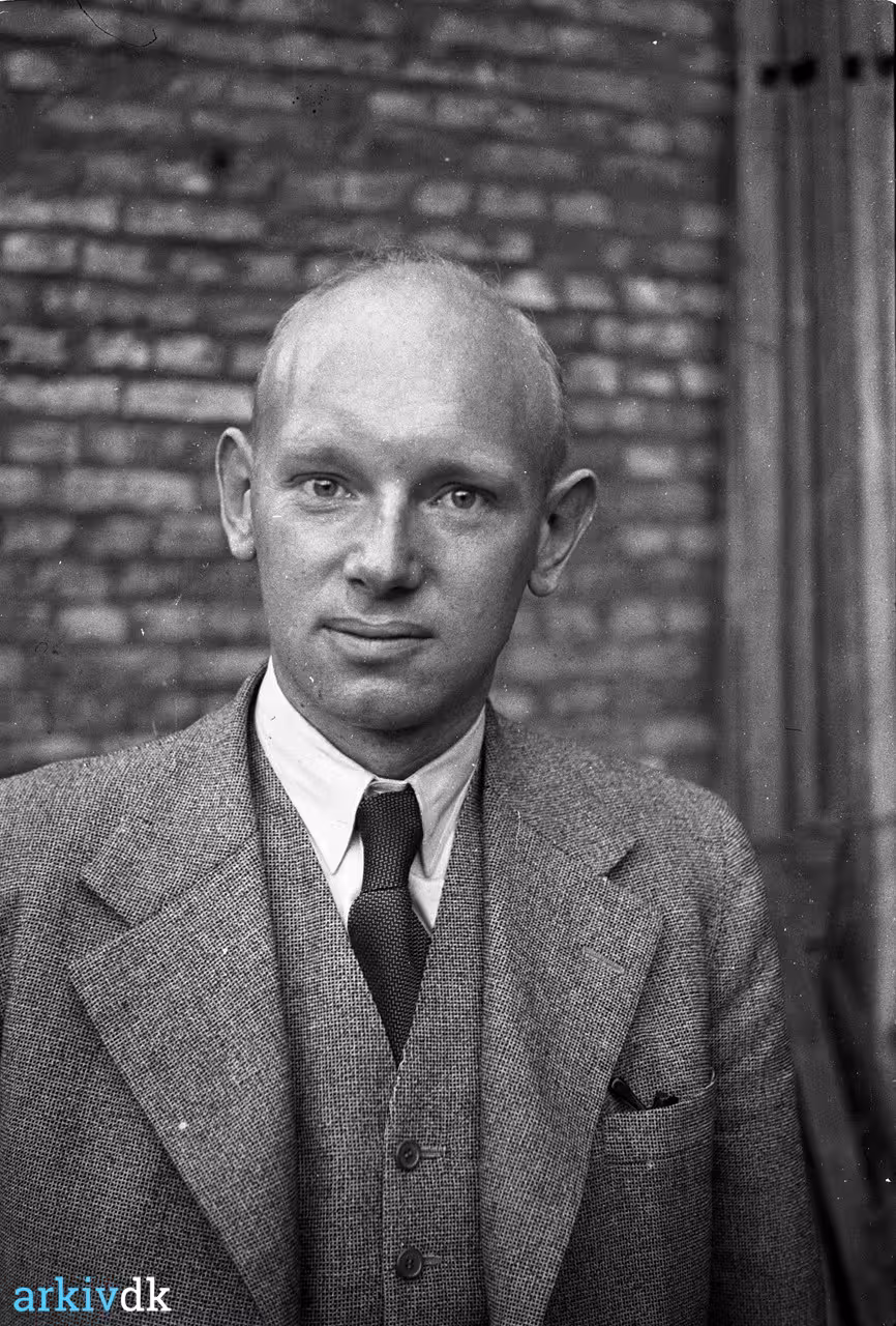 arkiv.dk | Portræt af grosserer Hans Muus, oktober 1947