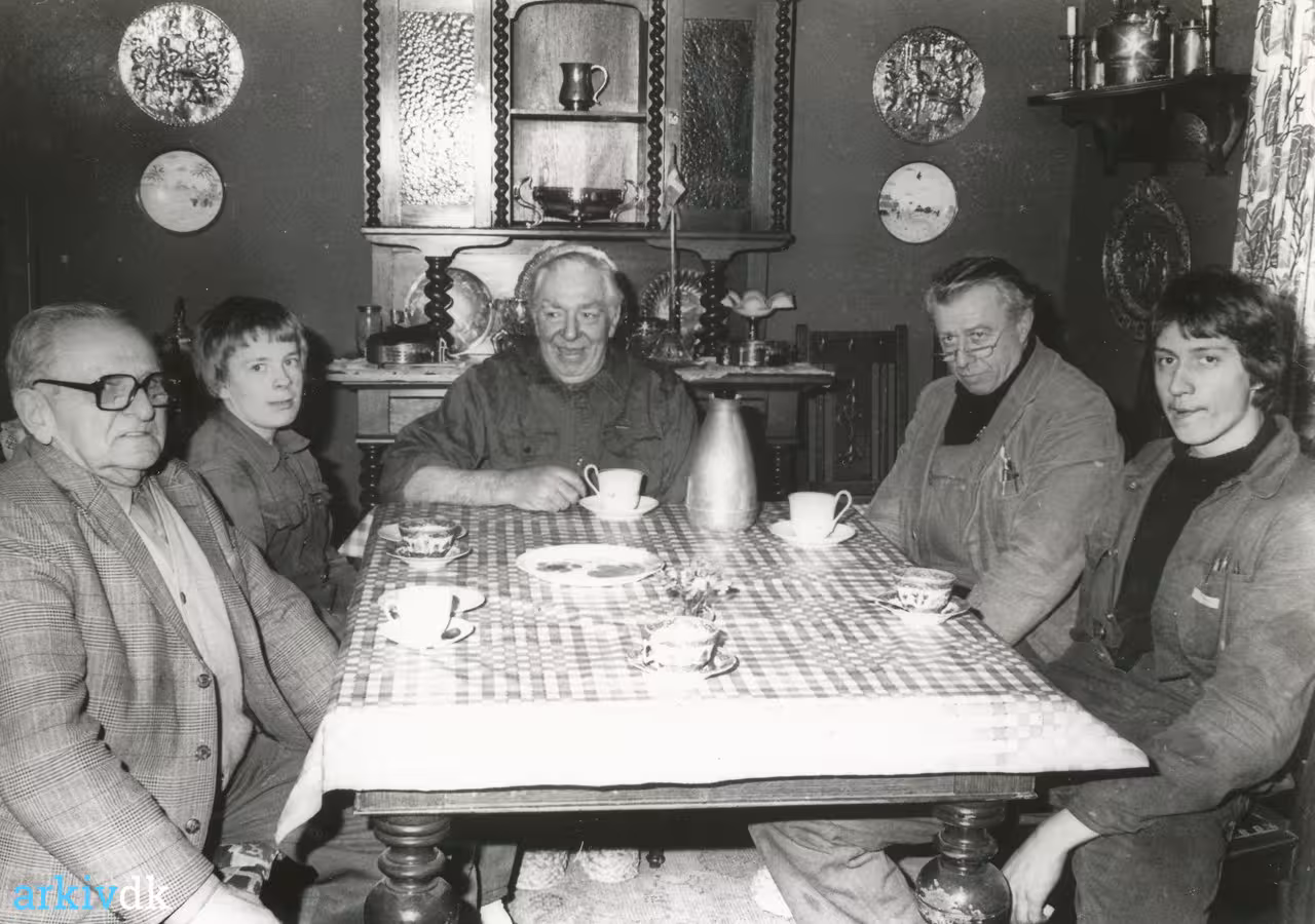 arkiv.dk | Vivild smedeforretning, Svend Jensen, Karl Gustav Jensen,