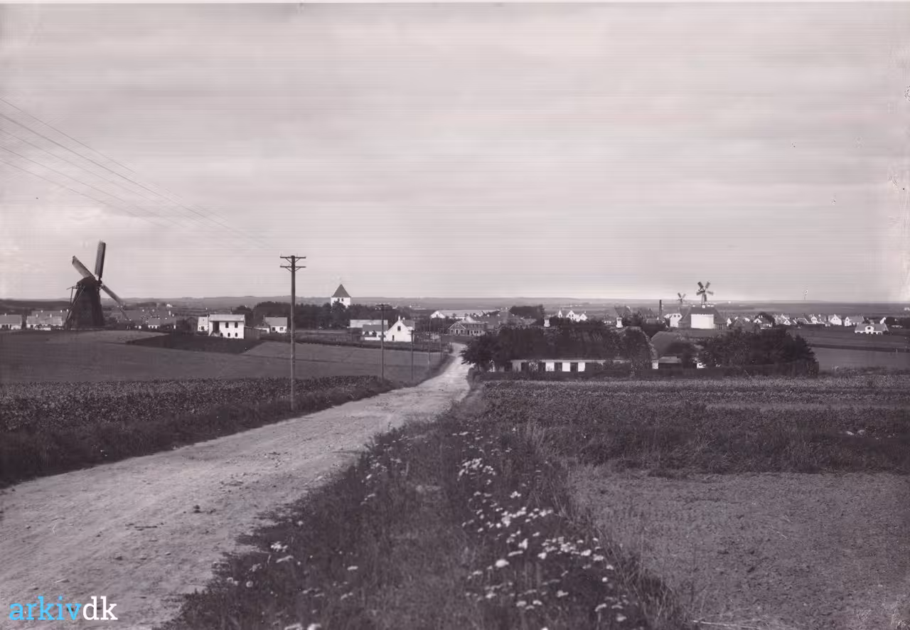 arkiv.dk | Thyregod set fra øst 1915