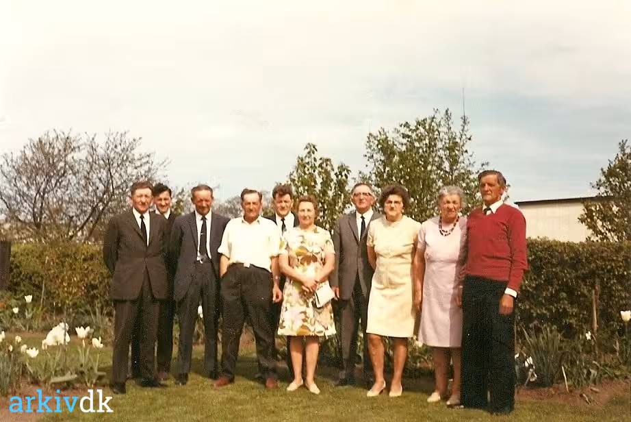 arkiv.dk | Billede af Overgaard Kristensen familien 24-05-1970.